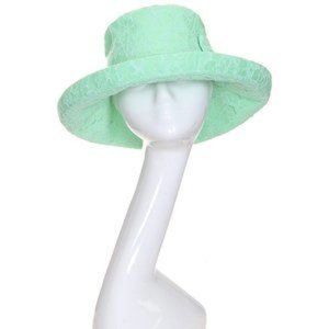 C.C | Accessories | Cc Adjustable Floral Lace W Ribbon Beach Sun Hat ...